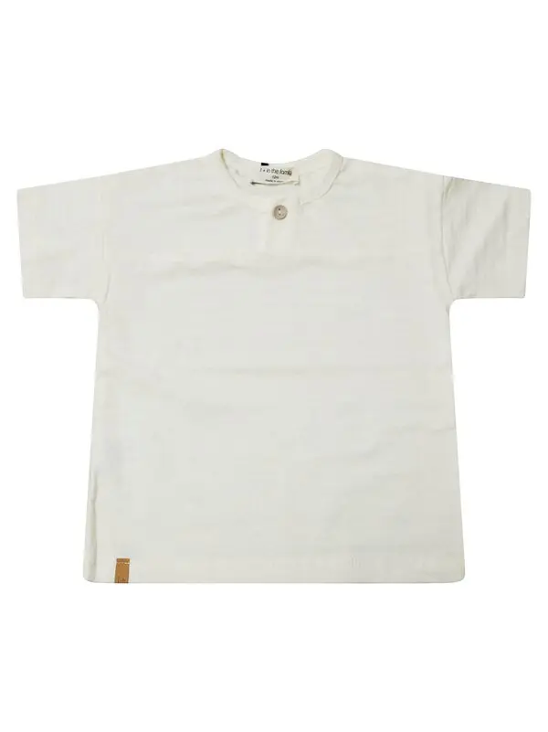 1+IN THE FAMILY Mini Button-down Short Sleeve T-shirt