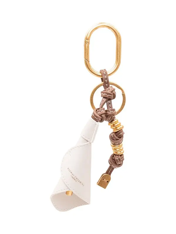 GIANNI CHIARINI Mini Charm Accessory With Clip - Marble