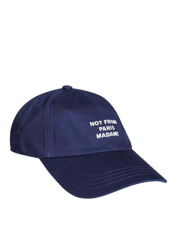 Drole De Monsieur Slogan Cotton Cap