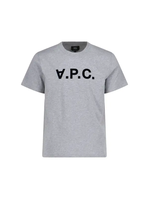 A.p.c. Organic Cotton Crewneck T-shirt For
