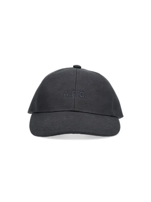 A.p.c. 100% Cotton Hat - Black