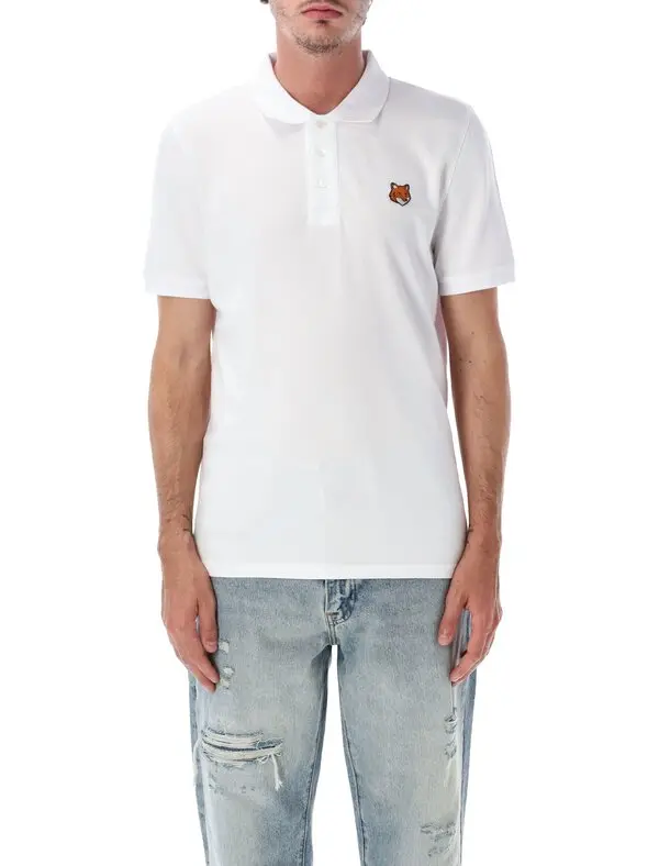Maison Kitsuné Cotton Polo Shirt With Fox Patch