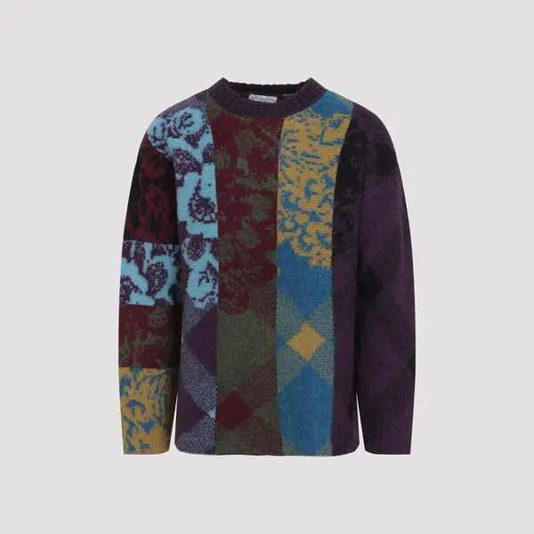 Dries Van Noten Wool-alpaca Crewneck Sweater