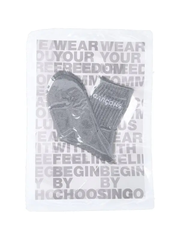 Comme Des Garçons Cotton-acrylic Knit Underwear By - Grey