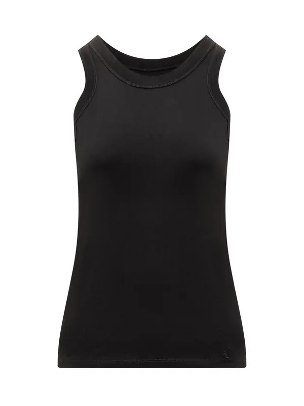 Loulou De Saison Essential Sleek Canotta Top - Black