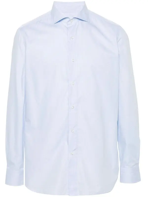 LUIGI BORRELLI 100% Cotton Dress Shirt