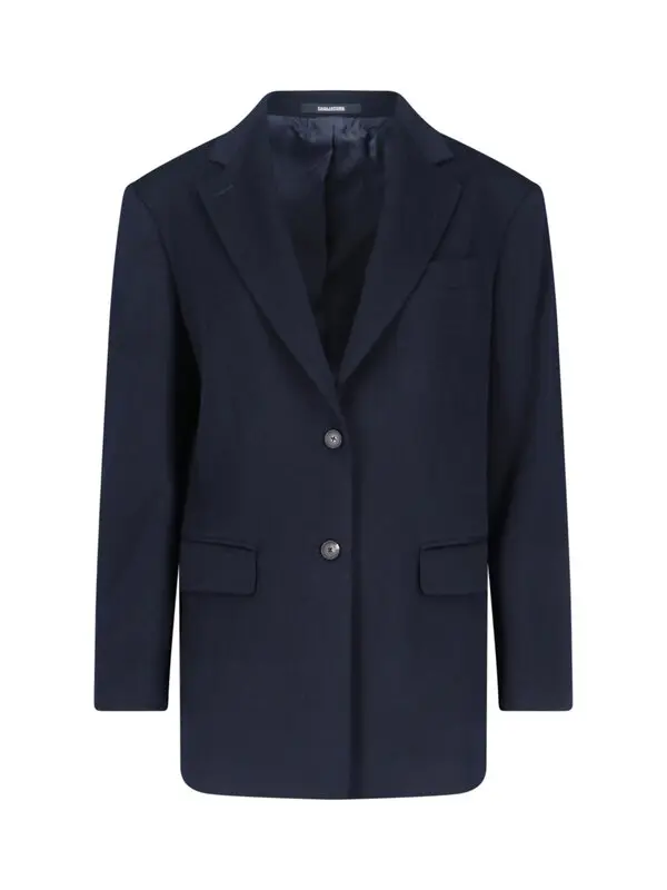 Tagliatore Tailored Single-breasted Blazer - Blue
