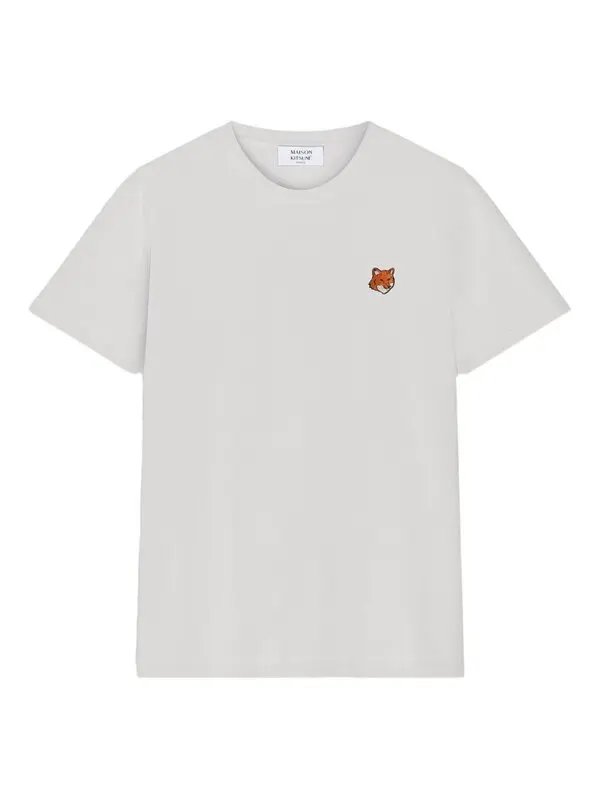 Maison Kitsuné Fox Head Regular Fit T-shirt - White