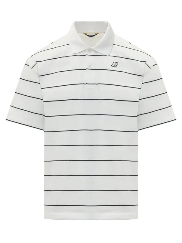 K-WAY Sleeveless Mini Polo With Subtle Stripes