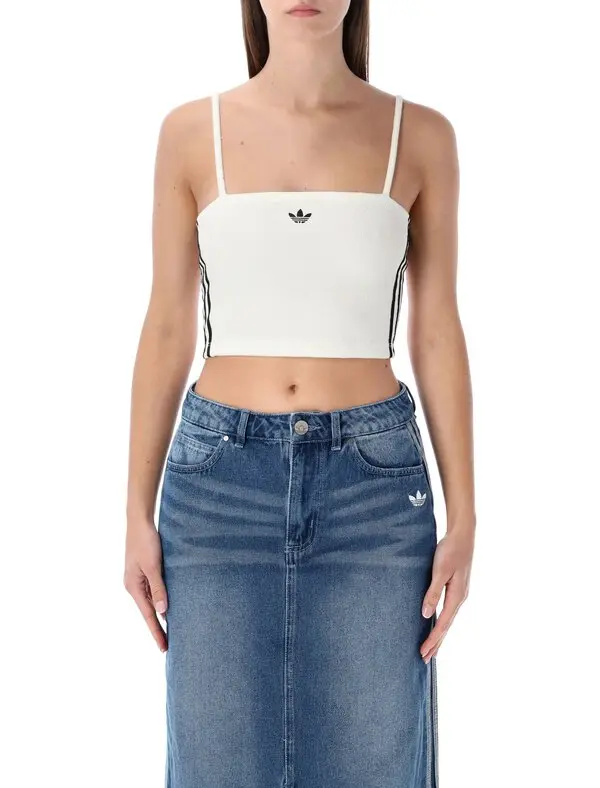 ADIDAS ORIGINALS Mini Bandeau Top Cropped Fit For - White