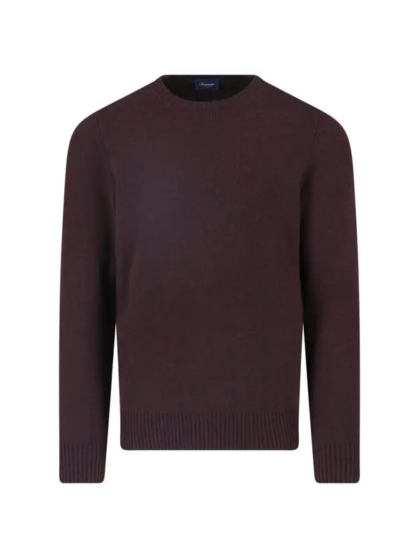 DRUMOHR Cashmere Crewneck Sweater - Brown