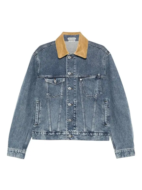 JW Anderson Denim Coat In 100% Cotton