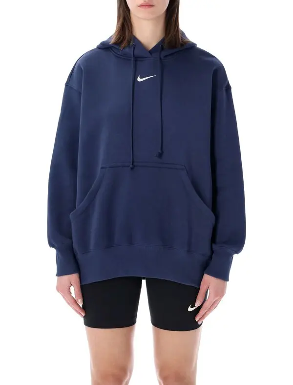 Nike Oversized Hoodie For Everyday Comfort - Blue