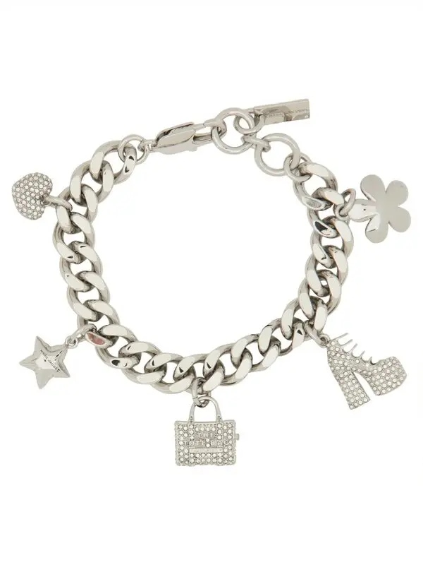 Marc Jacobs Pave Mini Icon Charm Bracelet