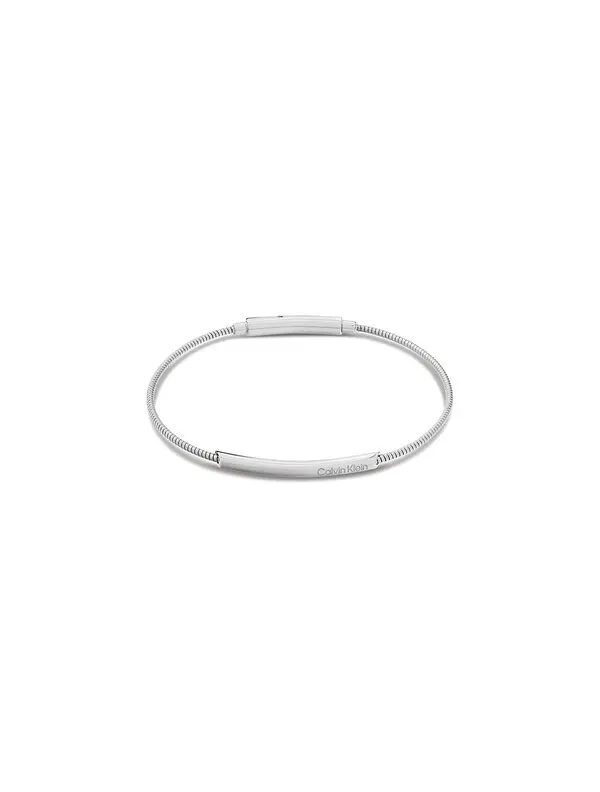 Calvin Klein Smooth Cord Bracelet - Silver