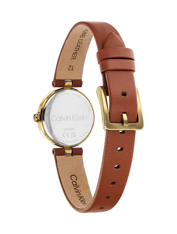 Calvin Klein Textured Bezel Shimmer Dial Watch