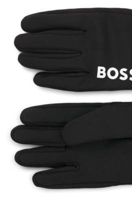 BOSS Touchscreen-friendly Running Gloves With Printed Logos