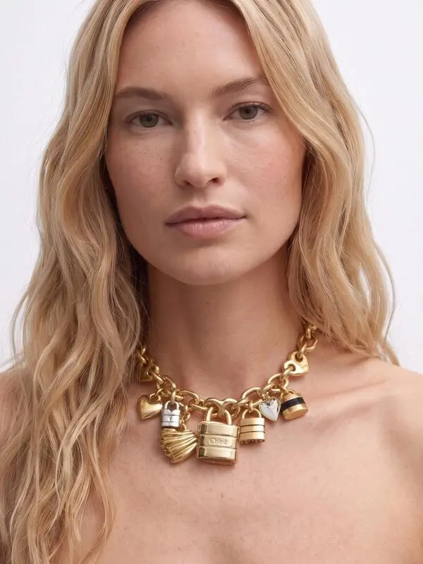 Chloé Paddington" Charm Necklace