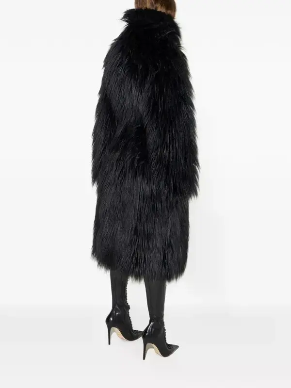 Elisabetta Franchi Fur-effect Coat With Bustier