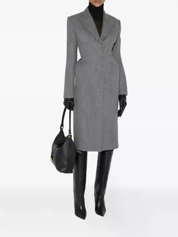 Elisabetta Franchi Wool Bustier-style Coat