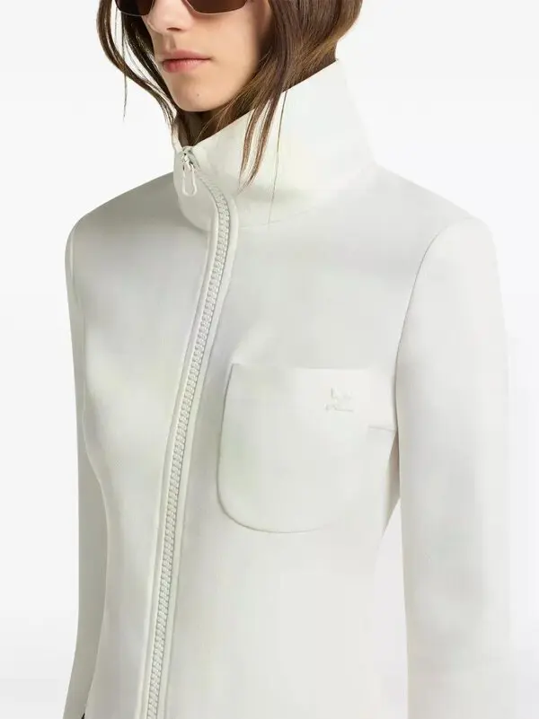 COURREGES Zip-up Twill Cardigan