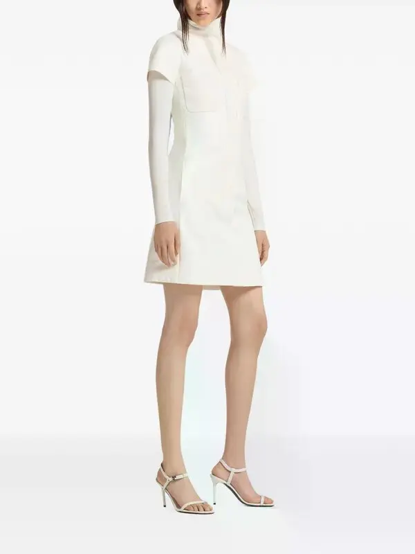 COURREGES Vinyl Short-sleeve Mini Dress