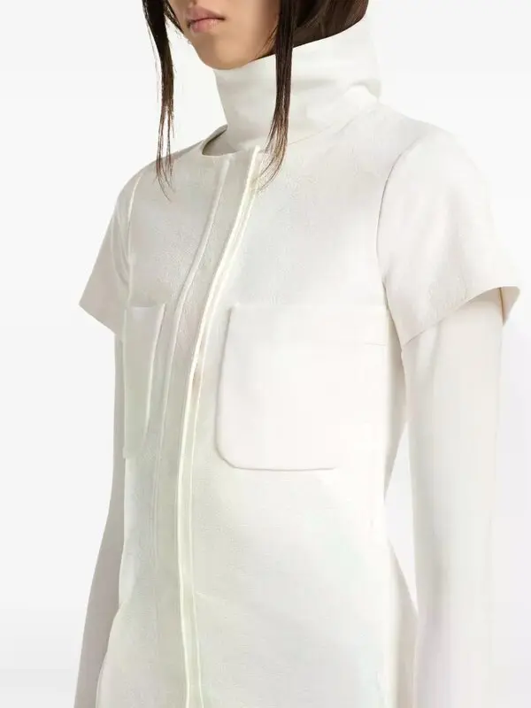 COURREGES Vinyl Short-sleeve Mini Dress