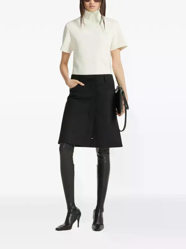COURREGES Milano-knit High-neck Sweater