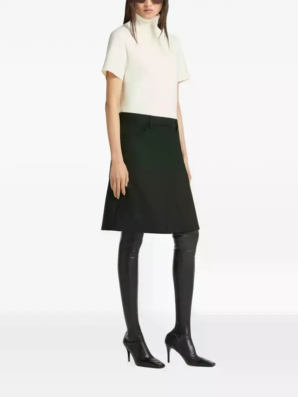 COURREGES Milano-knit High-neck Sweater