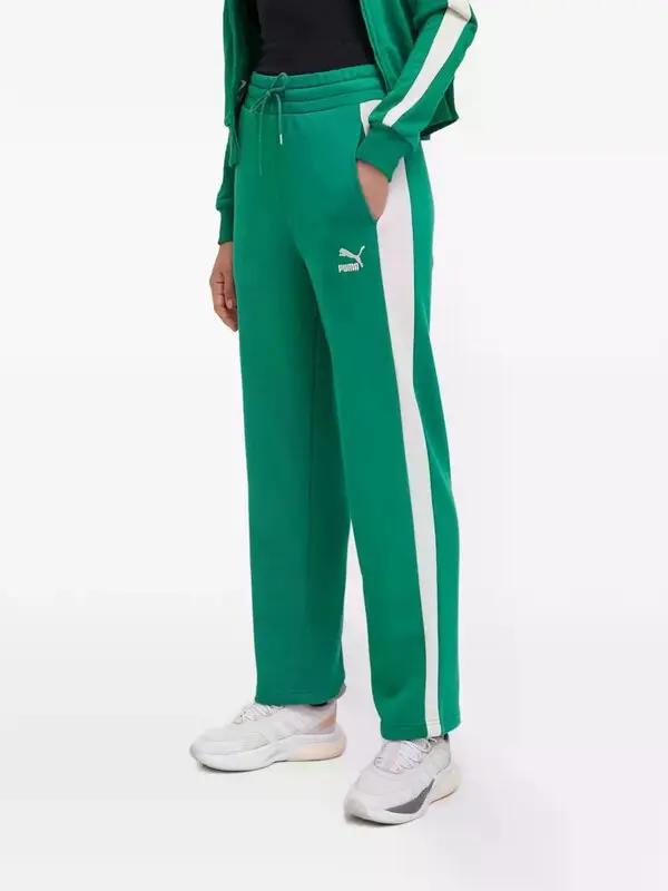 PUMA Side Stripe Trousers - Green