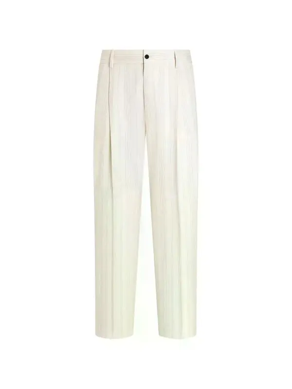 Dolce & Gabbana Pinstripe Wool Trousers