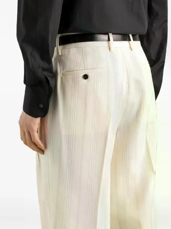 Dolce & Gabbana Pinstripe Wool Trousers