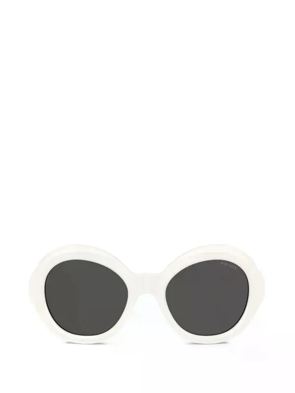 Prada Round-frame Sunglasses - White