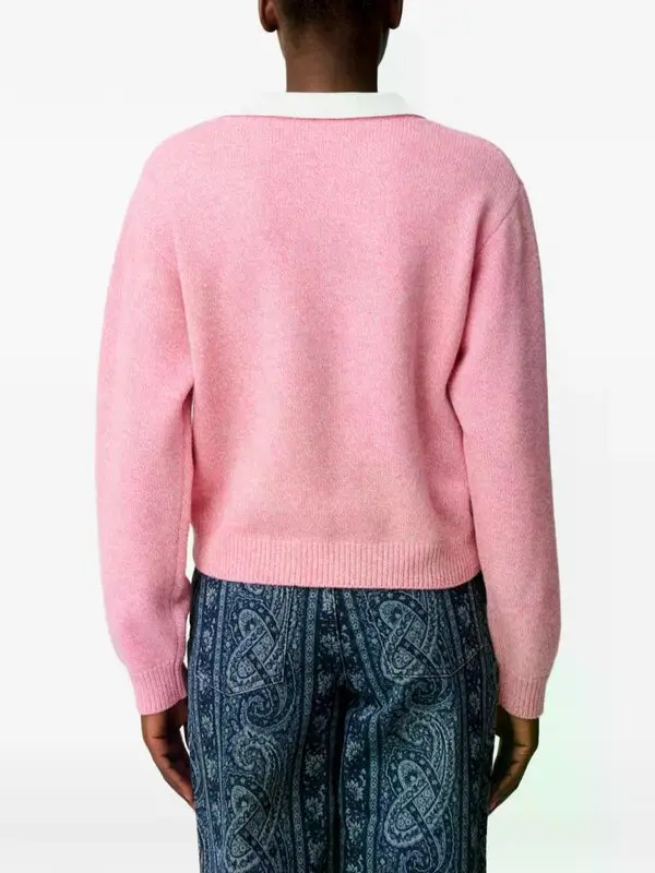 Claudie Pierlot Detachable Collar Knit Jumper
