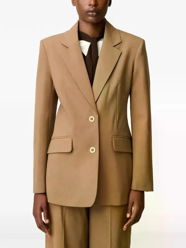 Claudie Pierlot Notched-lapel Button-fastening Blazer