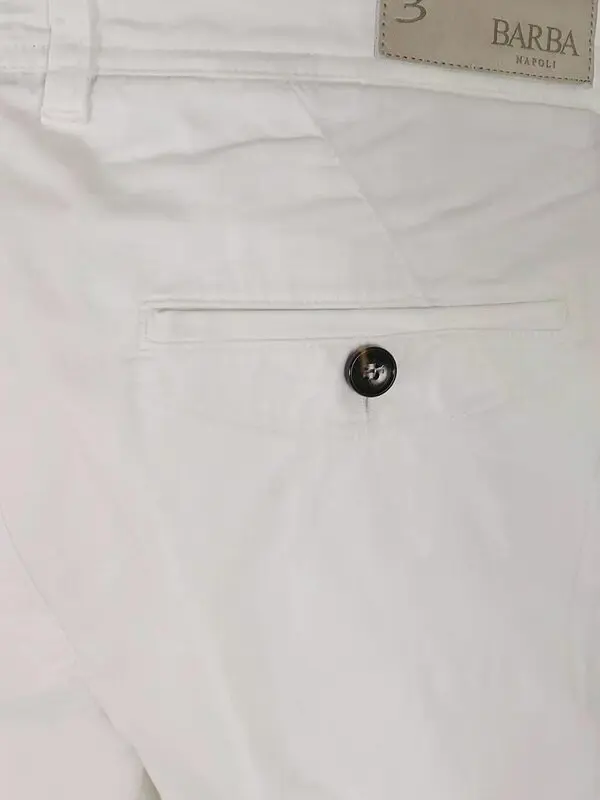 BARBA NAPOLI Cotton-twill Cargo Shorts