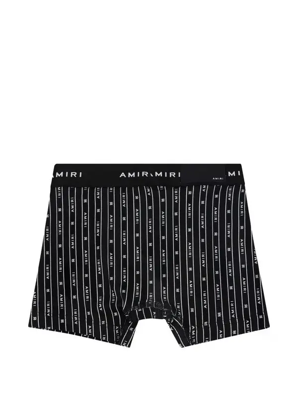 Amiri Logo-print Pinstripe Briefs