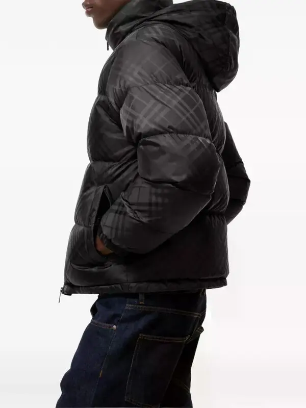 Burberry Check Nylon Highlands Puffer Jacket