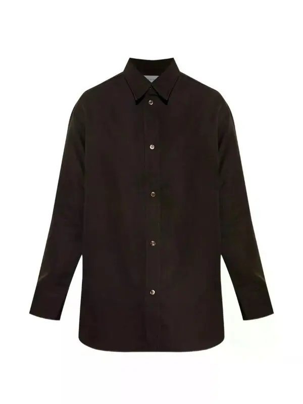 Studio Nicholson Long-sleeve Button-down Shirt - Brown