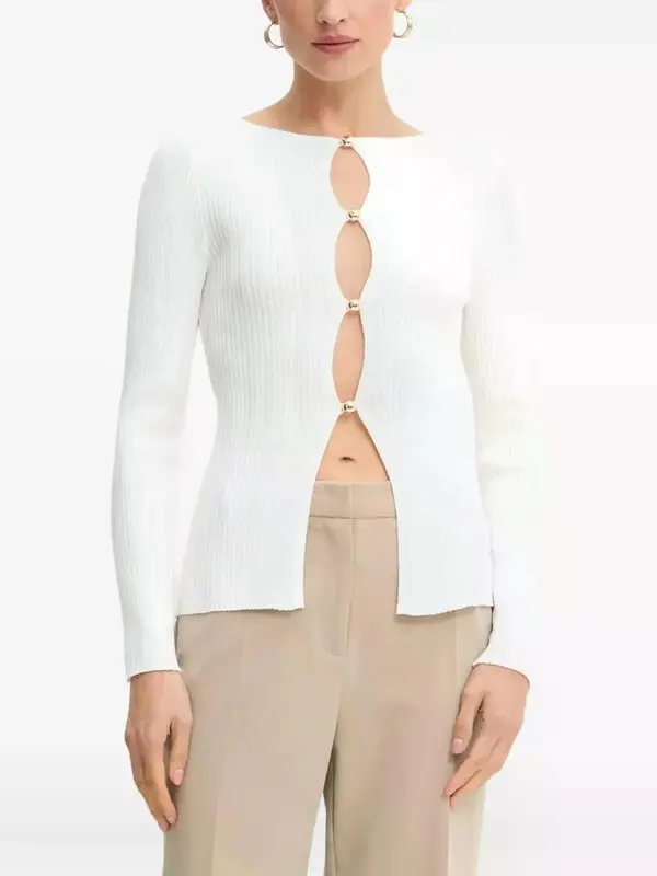 Bardot Cut-out Cardigan