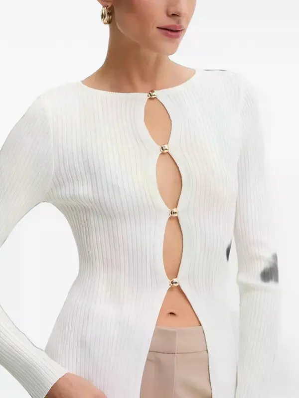 Bardot Cut-out Cardigan
