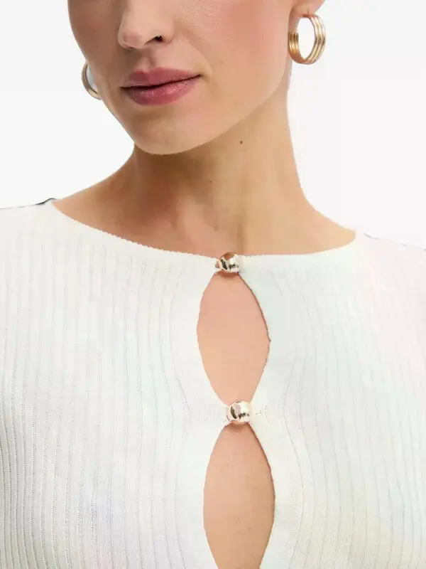 Bardot Cut-out Cardigan