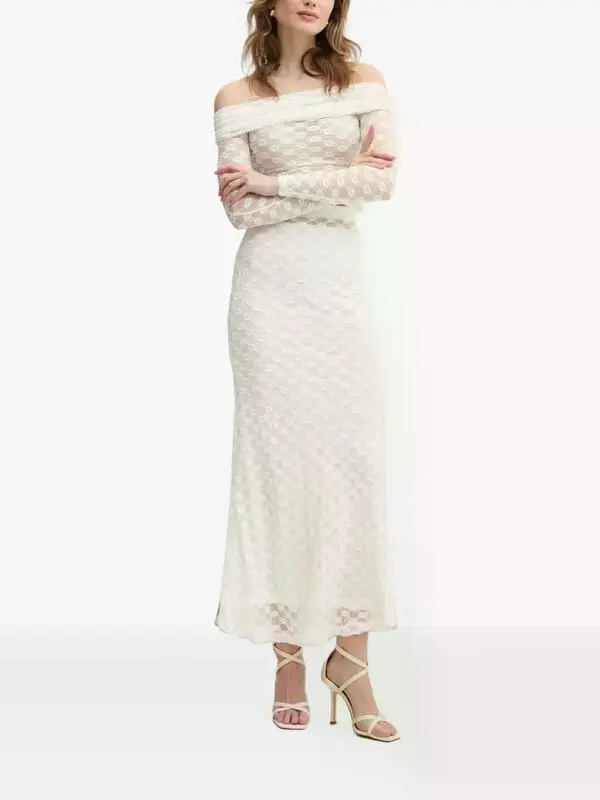 Bardot Adoni Off-shoulder Top - Neutrals