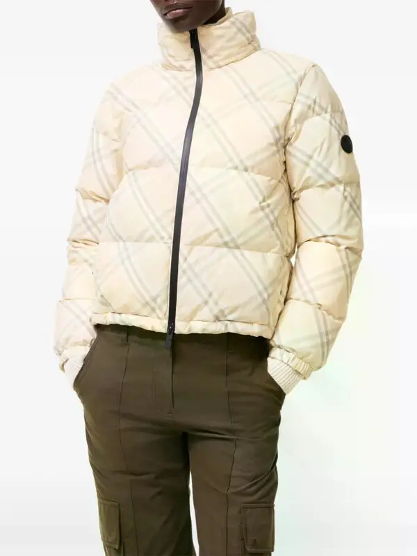 Burberry Check Ambleside Puffer Jacket - Neutrals