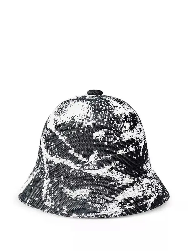 KANGOL Abstract Print Bucket Hat - Black