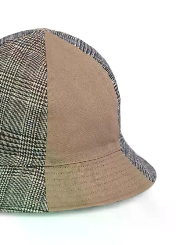 KANGOL Checked Panel Hat - Neutrals