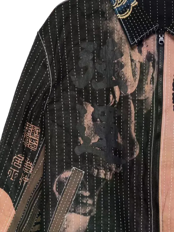 TP WORKS All-over Graphic-print Shirt Jacket