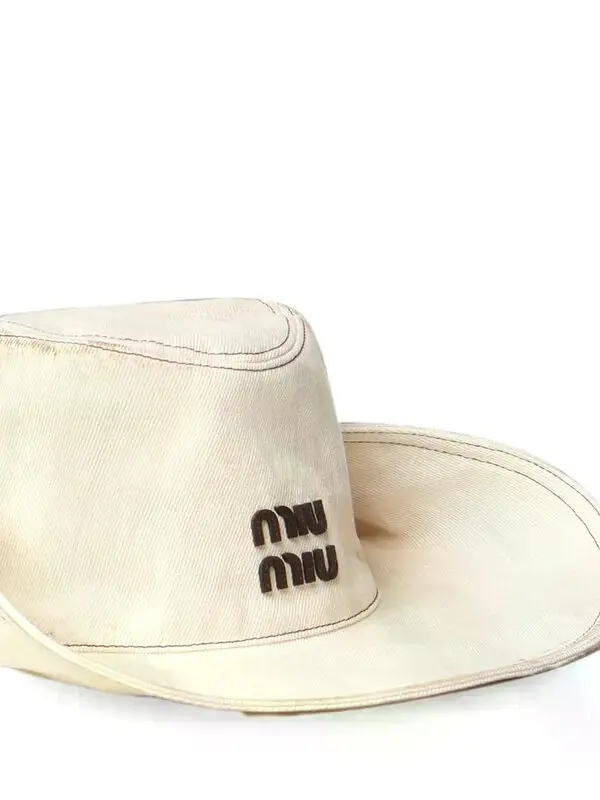 Miu Miu Logo-detail Hat
