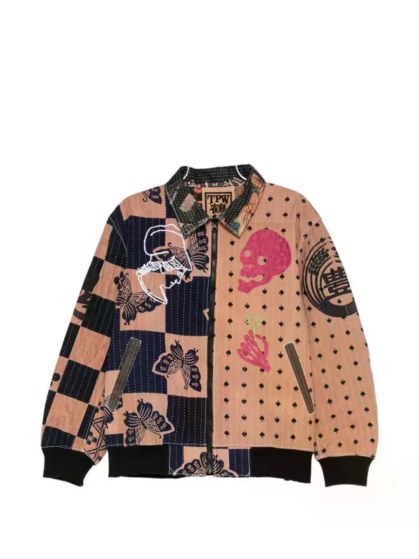 TP WORKS All-over Graphic-print Shirt Jacket