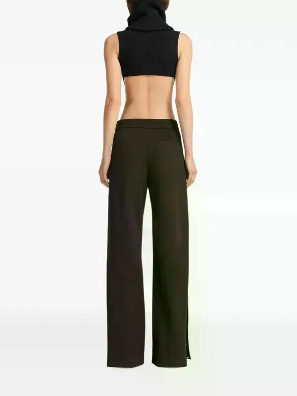 COURREGES High-neck Cut-out Bodysuit